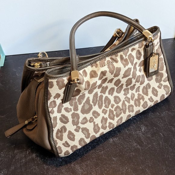 Coach | Bags | Coach Leopard Print Handbag | Poshmark